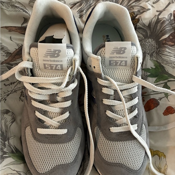 New Balance | Shoes | New Balance 574 Gray And White Shoes Mens Womens ...